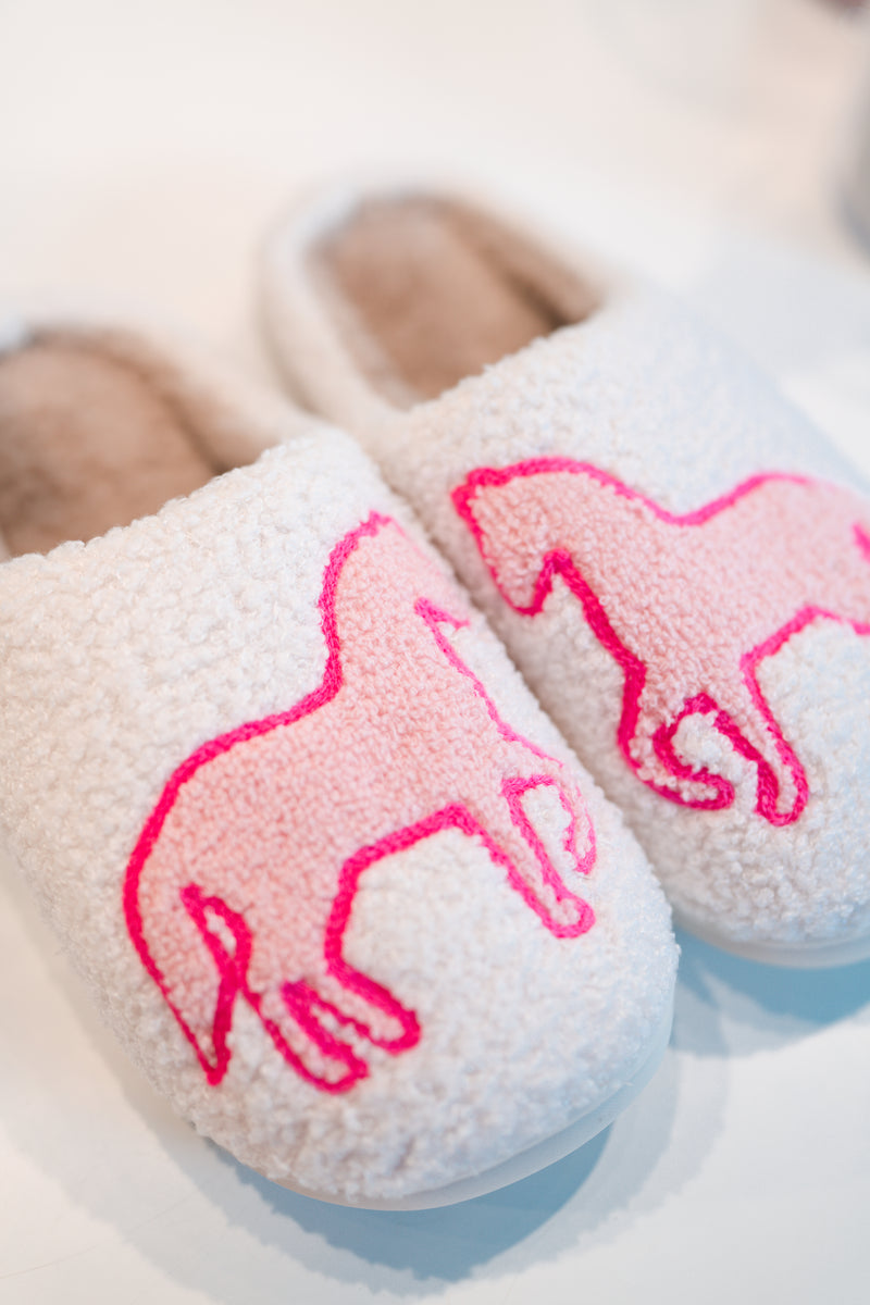 Slippers Pink Pony – Chippewa Properties, Inc.